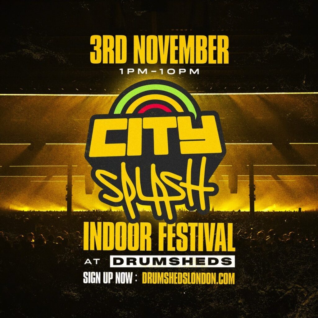 City Splash Indoor Festival at Drumsheds – Sunday 3rd Nov! - Flavourmag